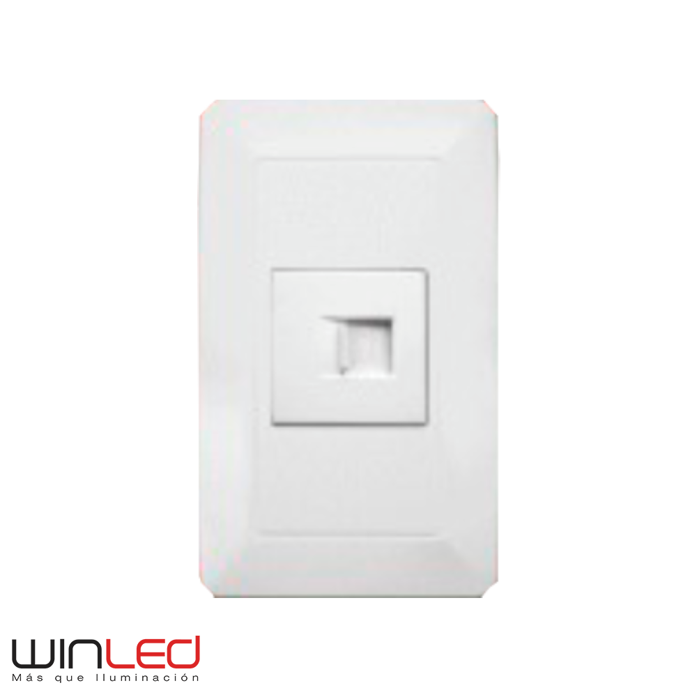 Placa Contacto Red LAN RJ45 CAT 5. WPL-309 – LZ Comercializadora