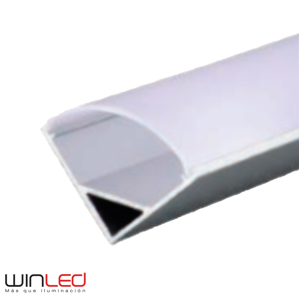Perfil de Aluminio Triangular Esquinero. WAC-026 – LZ Comercializadora